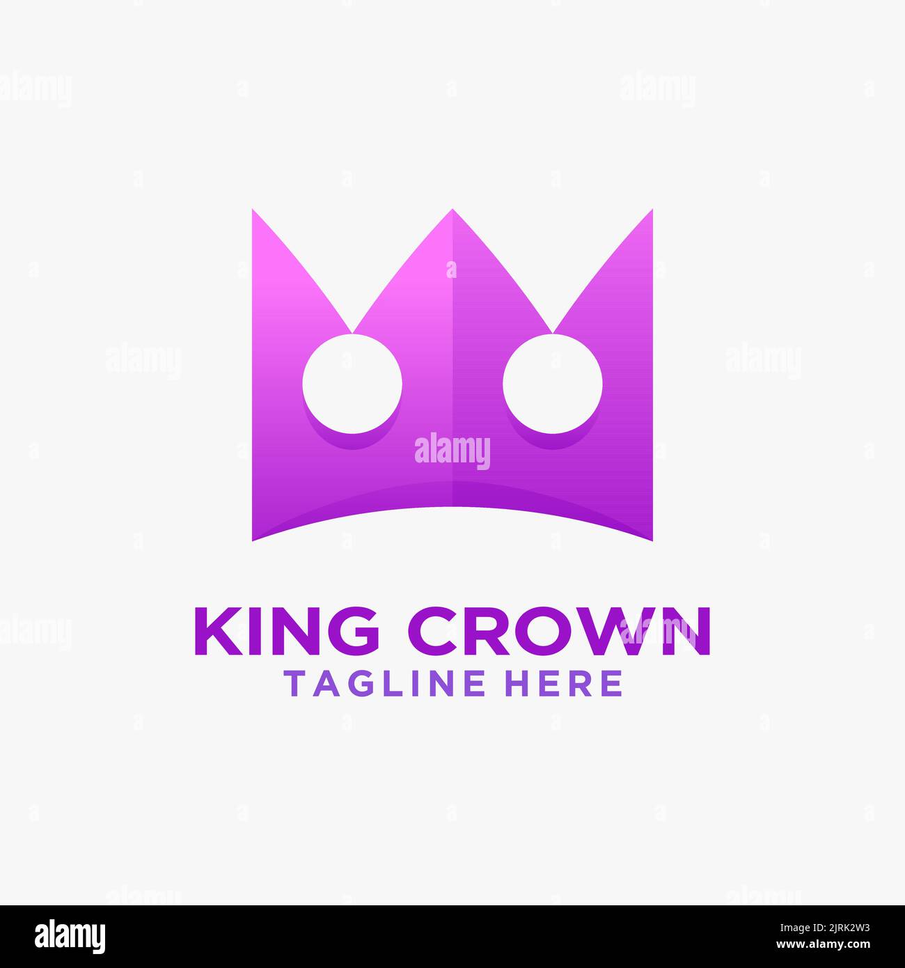 Unique crown logo design Stock Vector Image & Art - Alamy