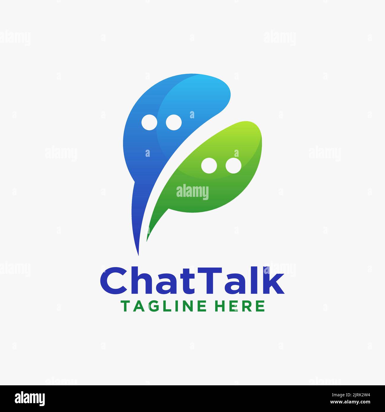 Creative chat logo design Stock Vector Image & Art - Alamy