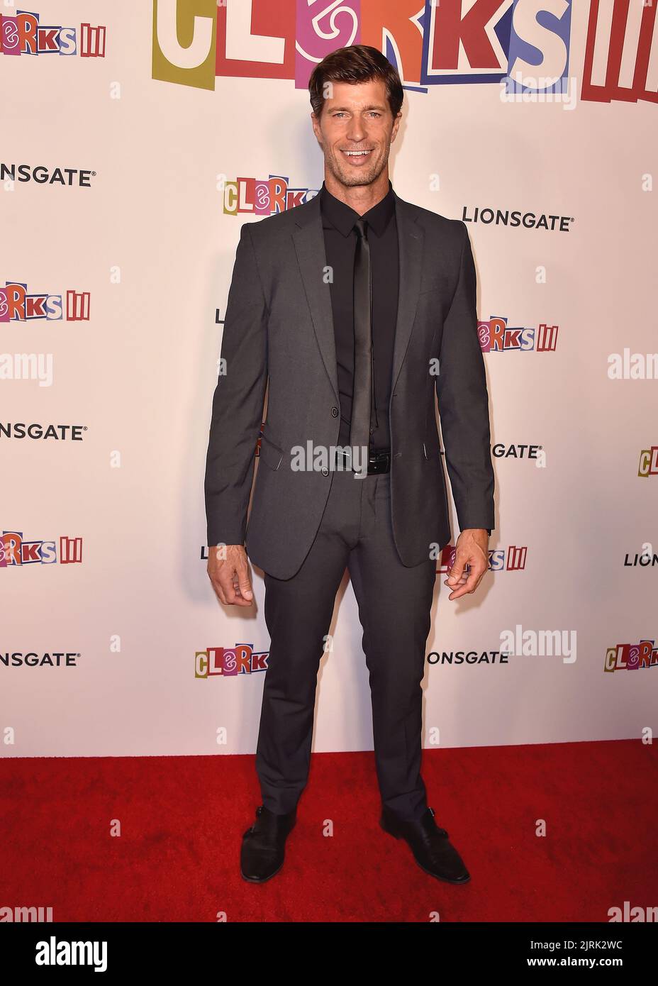 Rib Hillis walking the red carpet at the Los Angeles premiere of ...