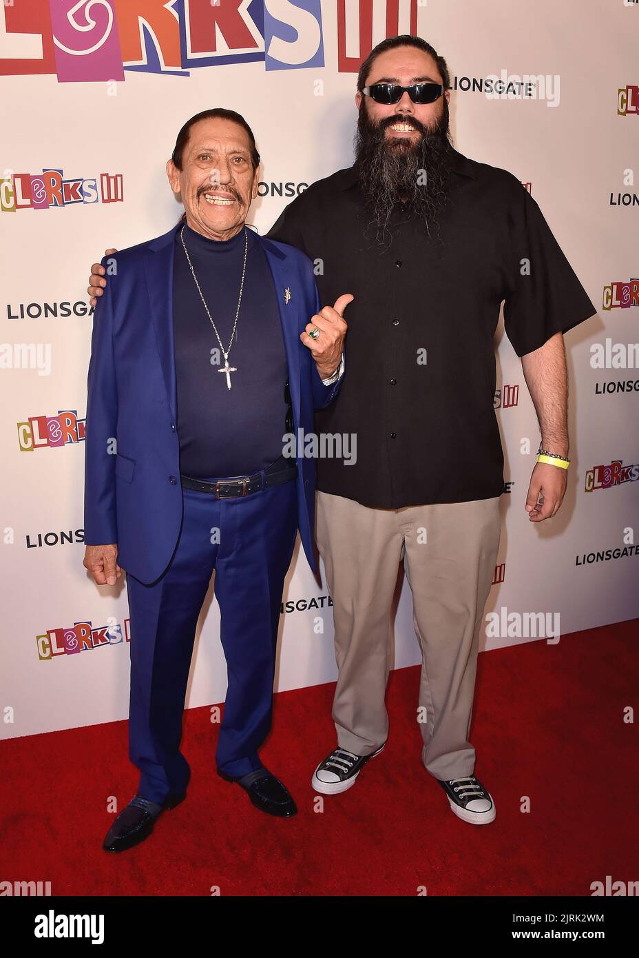 Danny Trejo walking the red carpet at the Los Angeles premiere of ...