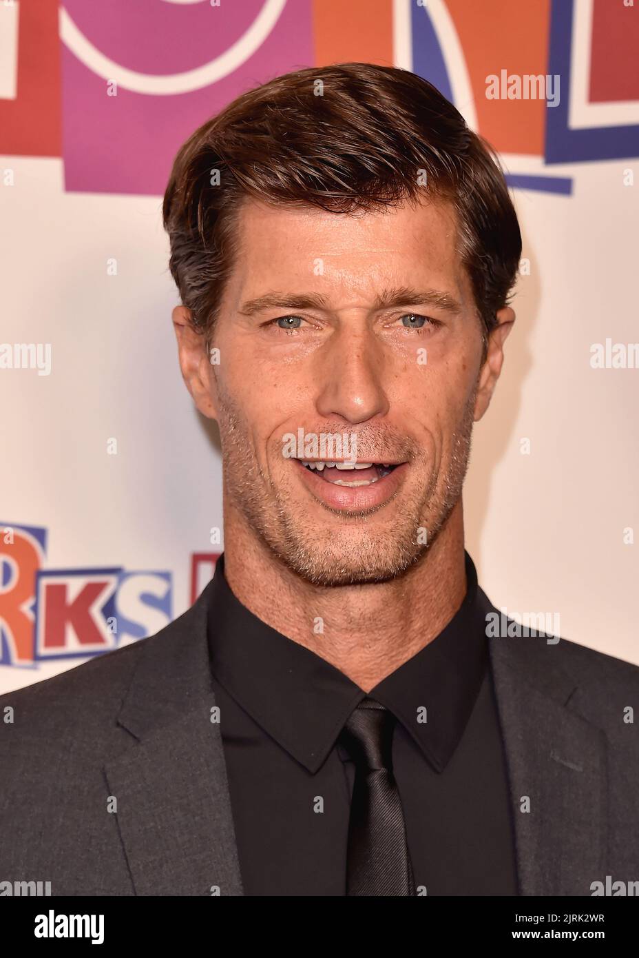 Rib Hillis walking the red carpet at the Los Angeles premiere of ...