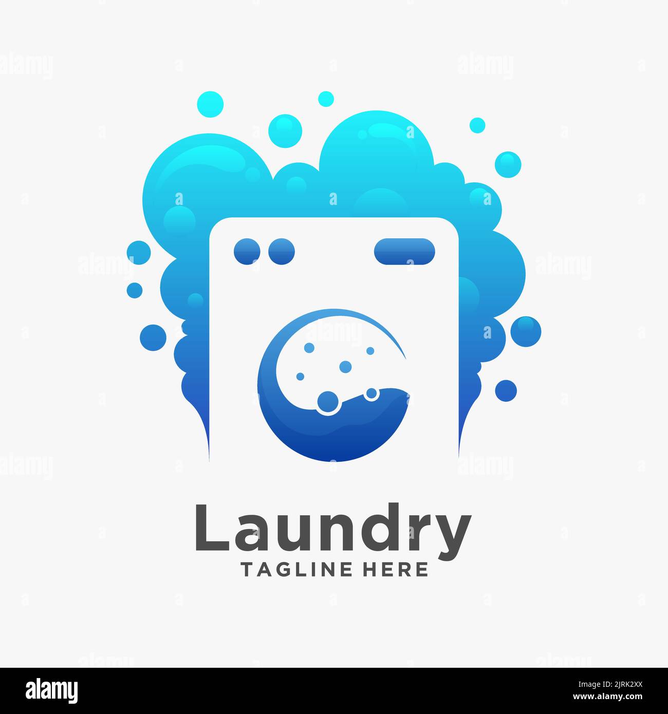 Laundry wash logo design Stock Vector Image & Art - Alamy