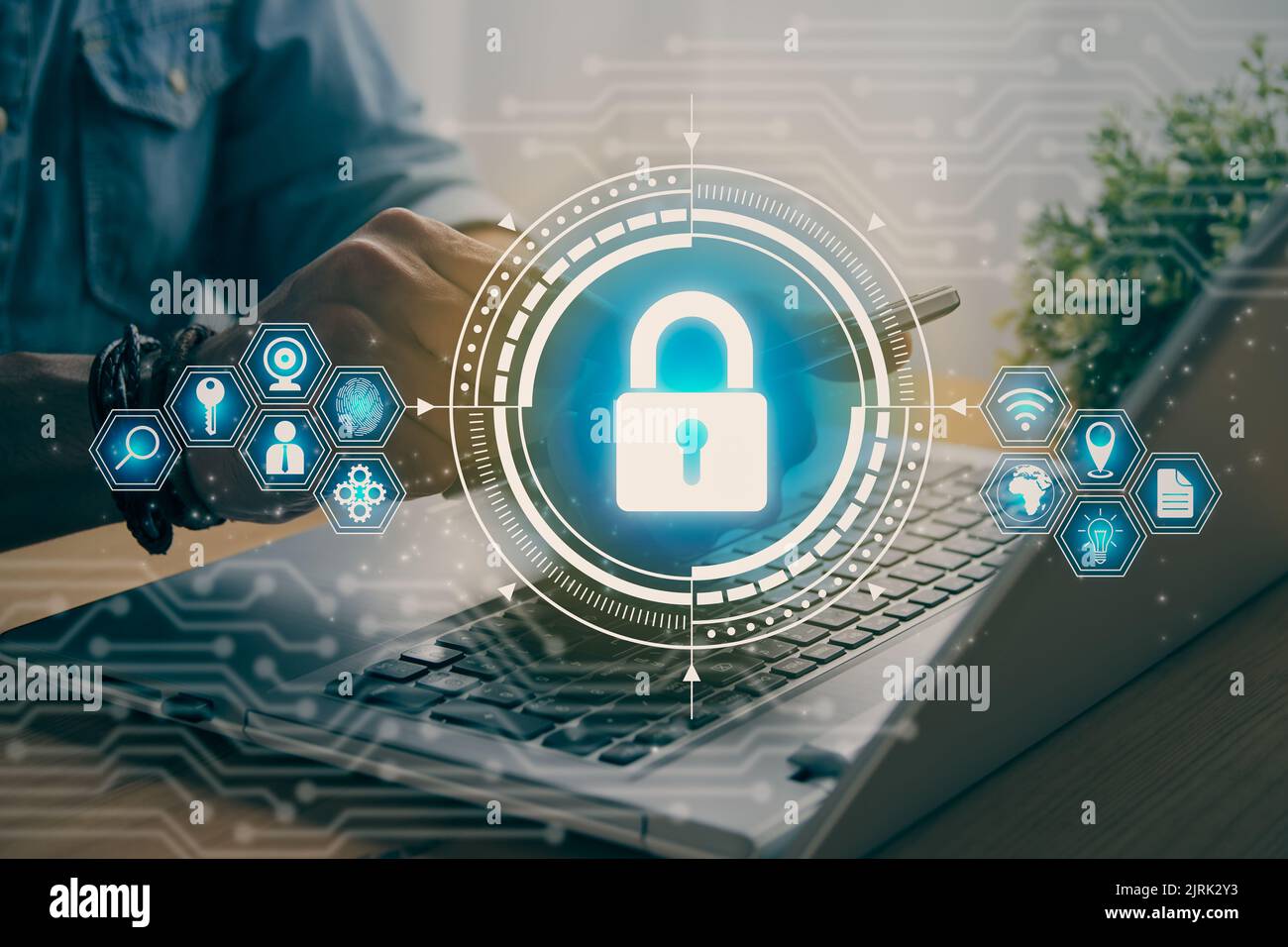 Casual Businessman Hand Touching Mobile Phone or Smart Phone Screen and ...