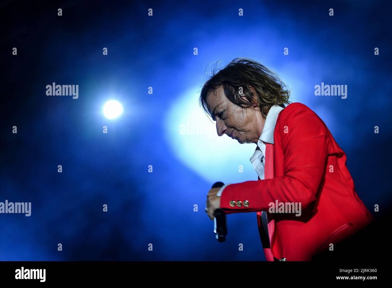 Alghero, Italy. 24th Aug, 2022. Gianna Nannini during Gianna Nannini ...