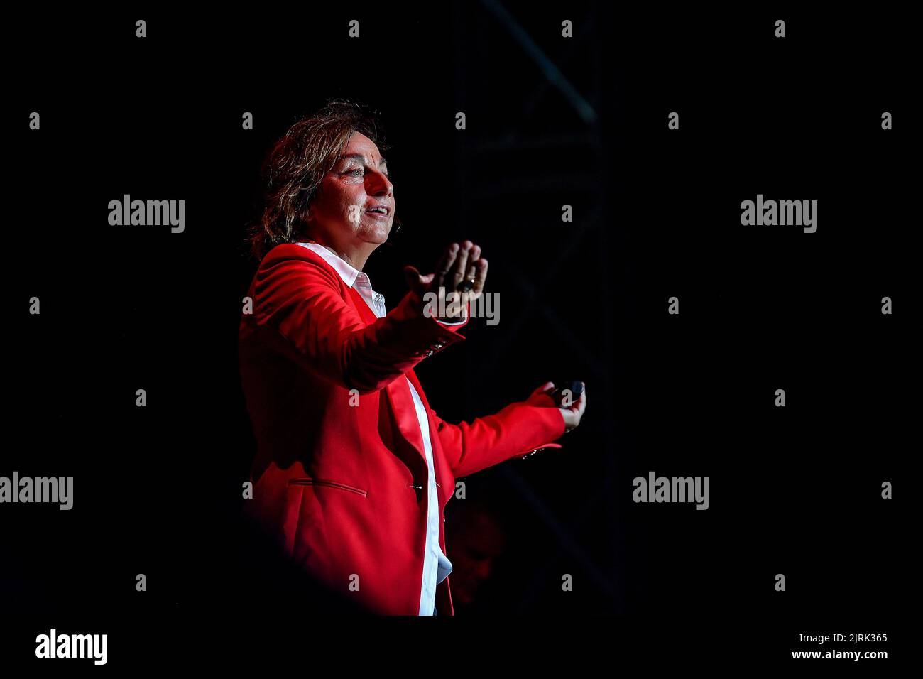 Alghero, Italy. 24th Aug, 2022. Gianna Nannini during Gianna Nannini ...