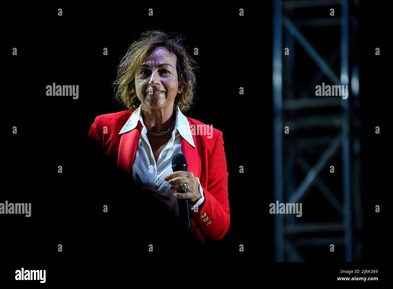 Alghero, Italy. 24th Aug, 2022. Gianna Nannini during Gianna Nannini ...