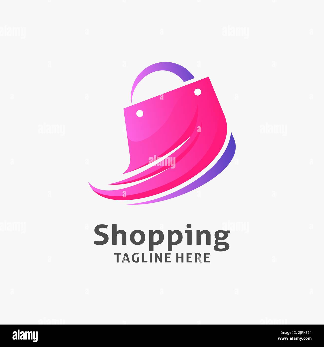 Shopping bag logo design Stock Vector Image & Art - Alamy
