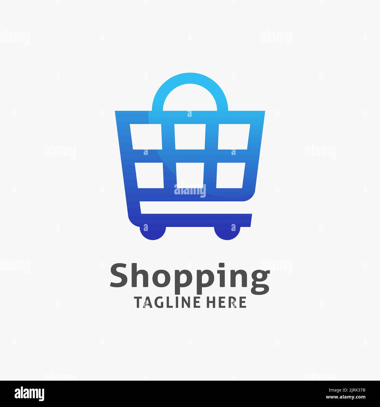 Minimalist shopping cart icon Stock Vector Images - Alamy