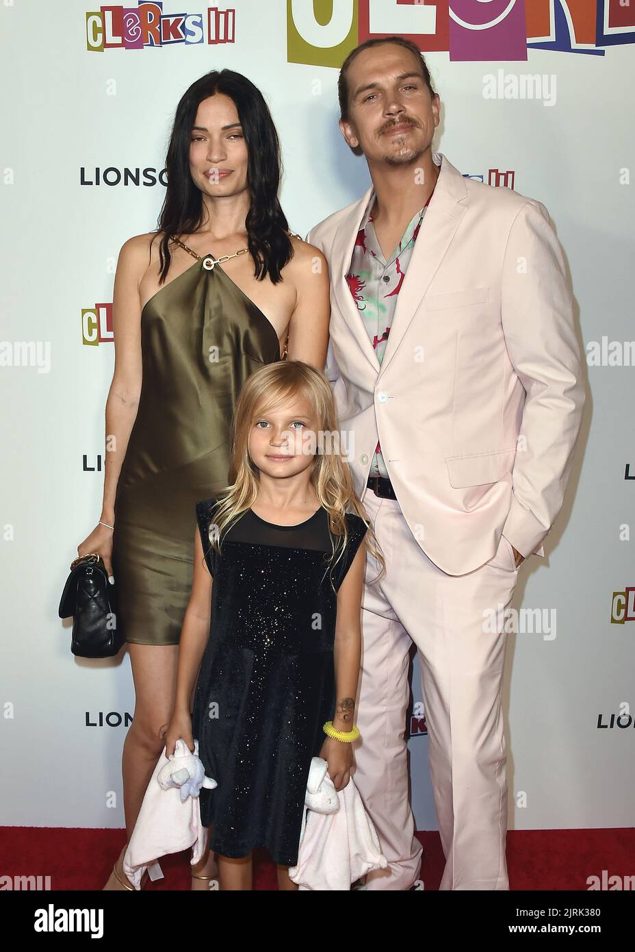 Los Angeles, USA. 24th Aug, 2022. Jordan Monsanto and Jason Mewes walking the red carpet at the ...