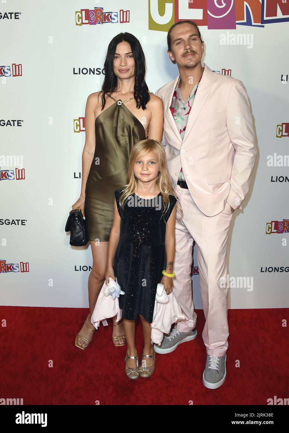 Jordan Monsanto and Jason Mewes walking the red carpet at the Los ...