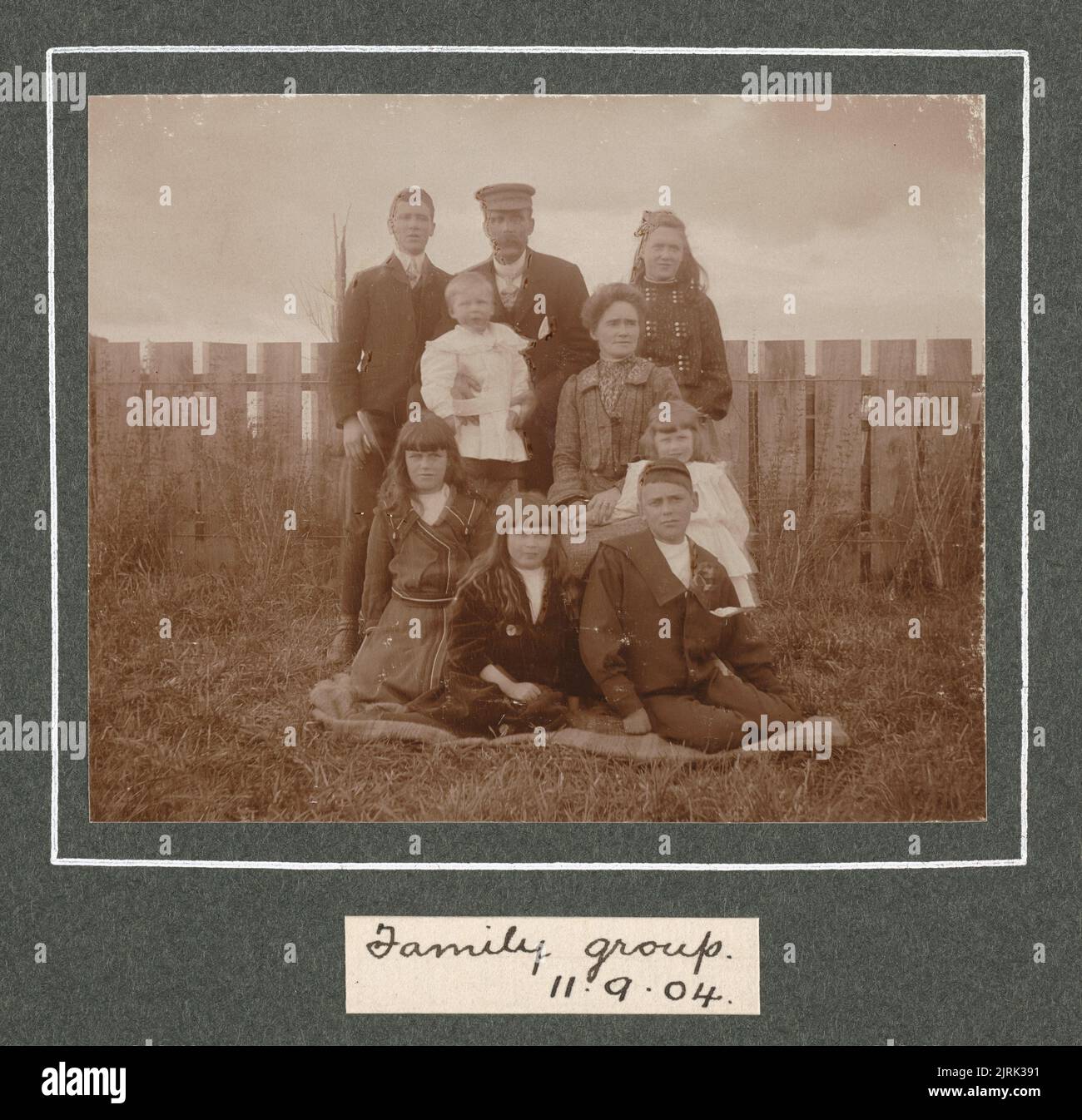 At Levin: Family group, 11 September 1904. From the album: Family ...