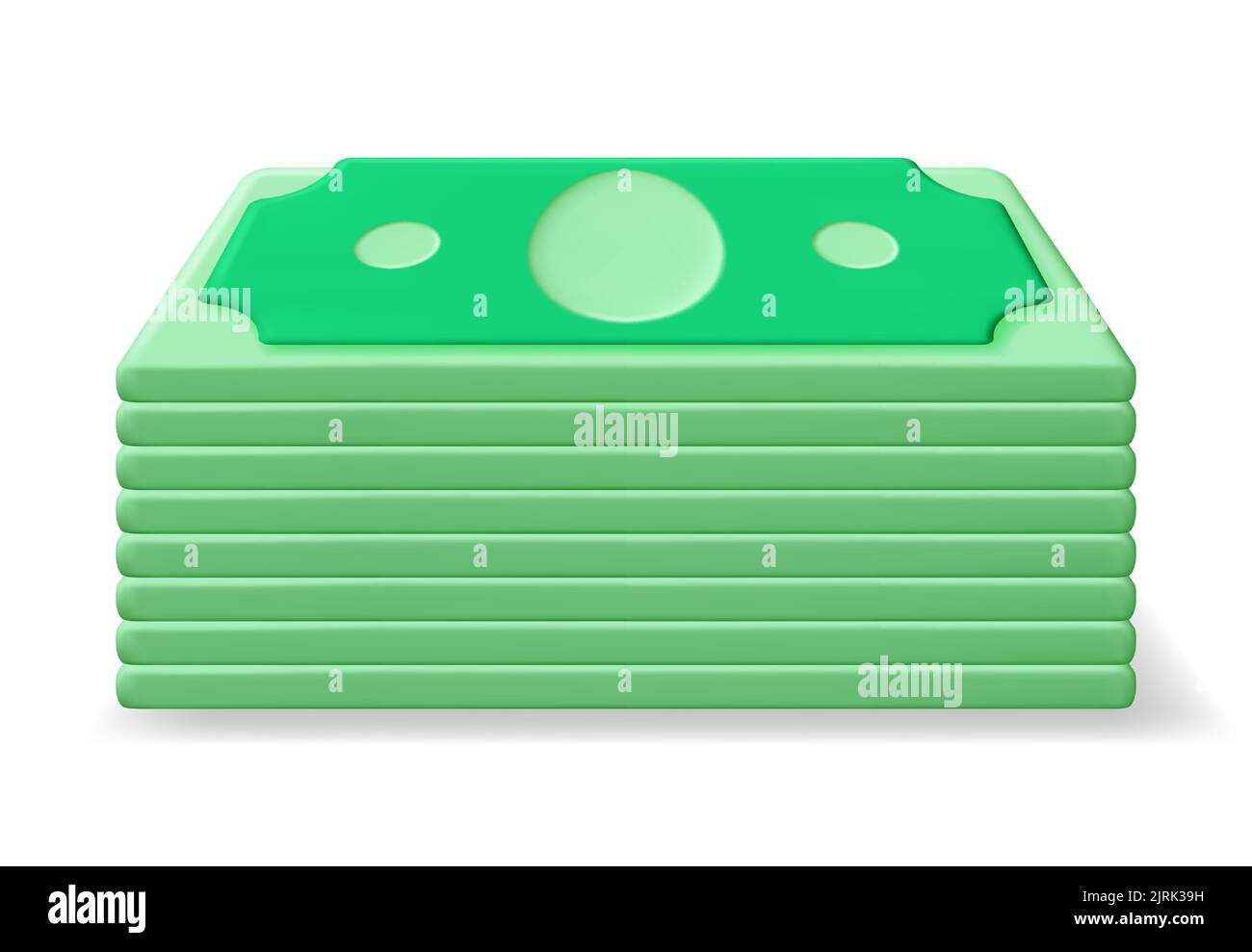 3D Stack of Dollar Banknote Icon Stock Vector Image & Art - Alamy