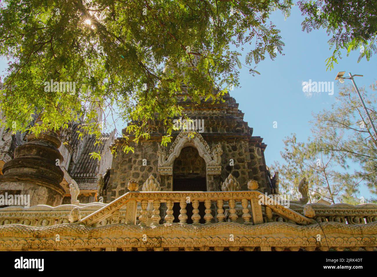 Low angle view of Phnom Srey and Phnom Pros Temple, an off the beaten ...