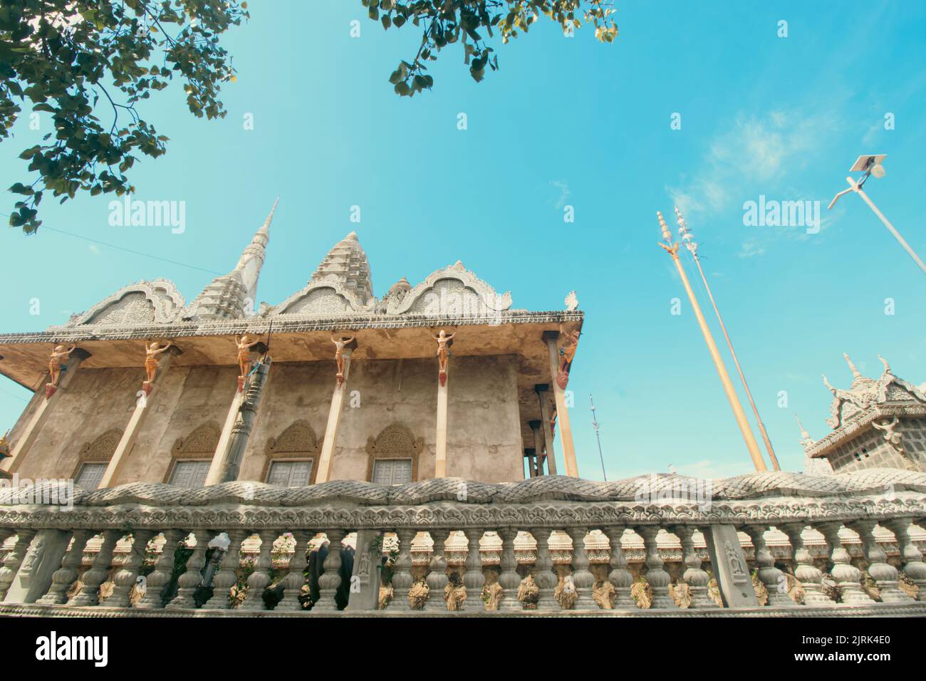 Low angle view of Phnom Srey and Phnom Pros Temple, an off the beaten ...