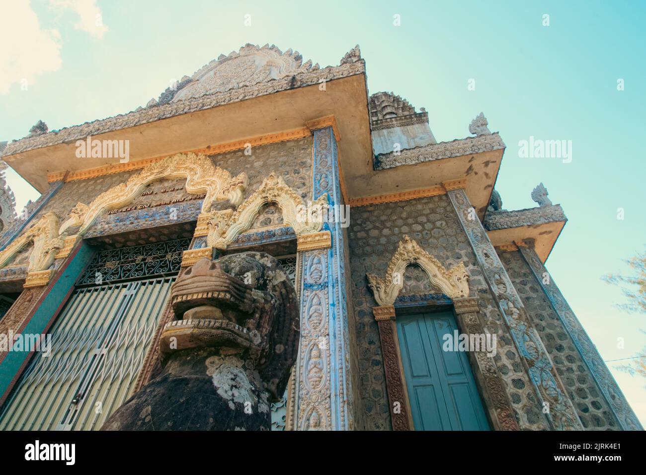 Low angle view of Phnom Srey and Phnom Pros Temple, an off the beaten ...