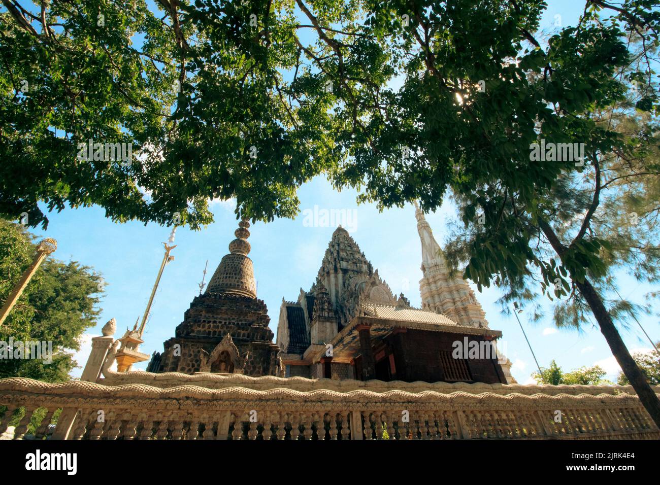 Low angle view of Phnom Srey and Phnom Pros Temple, an off the beaten ...