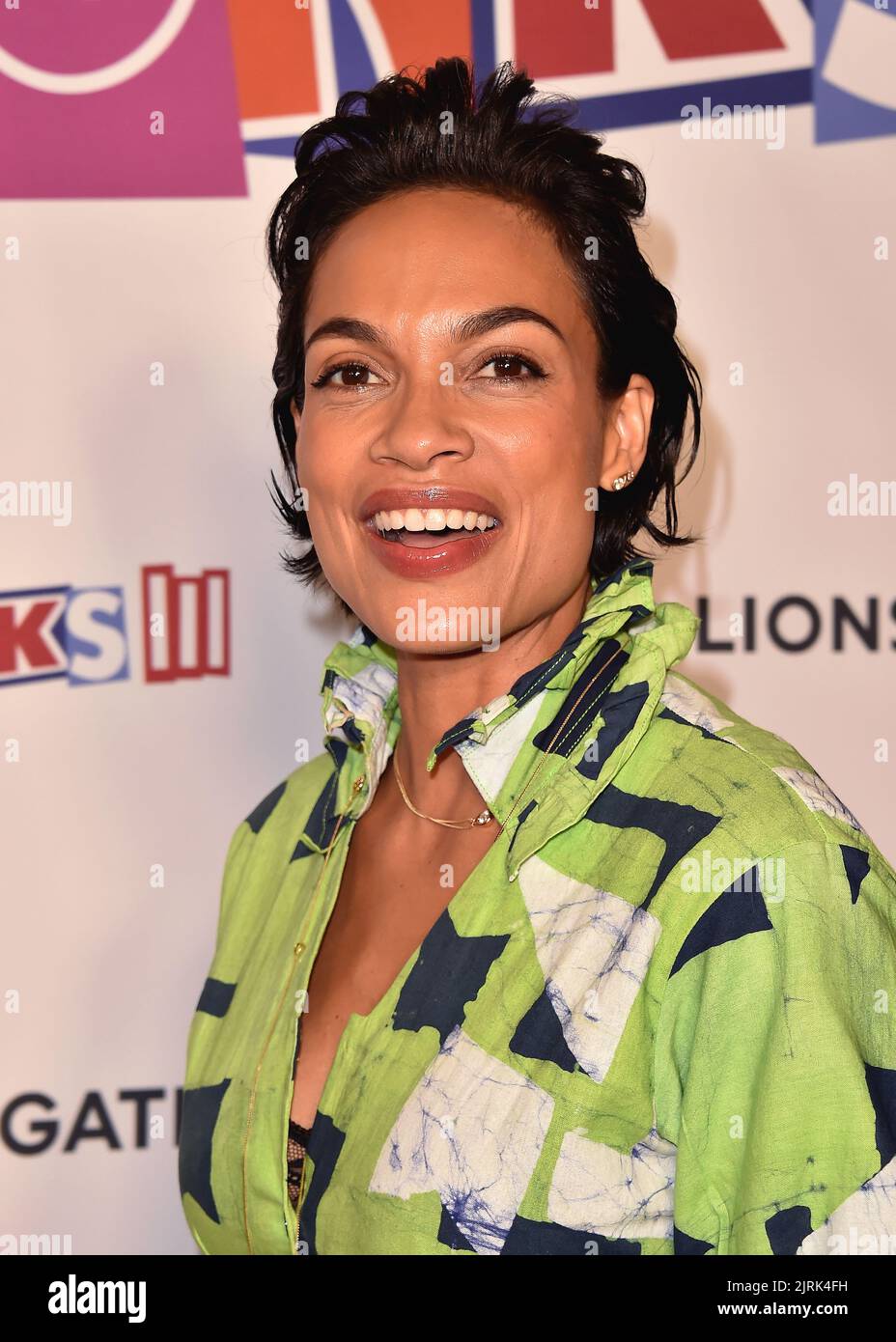 Rosario Dawson walking the red carpet at the Los Angeles premiere of ...