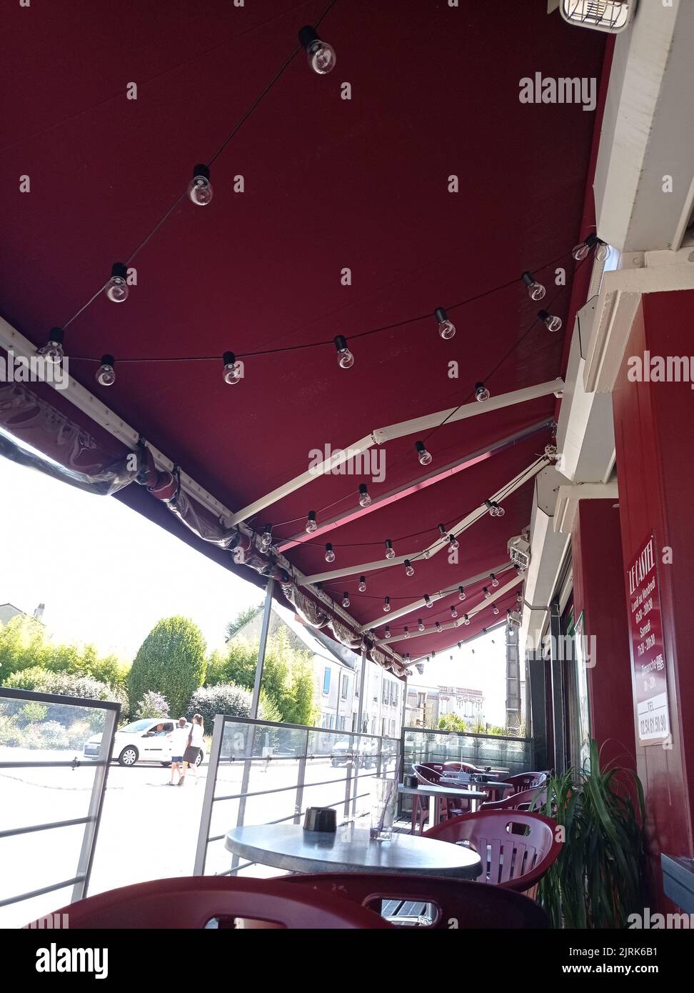 Terrasse d'un bar en France Stock Photo - Alamy