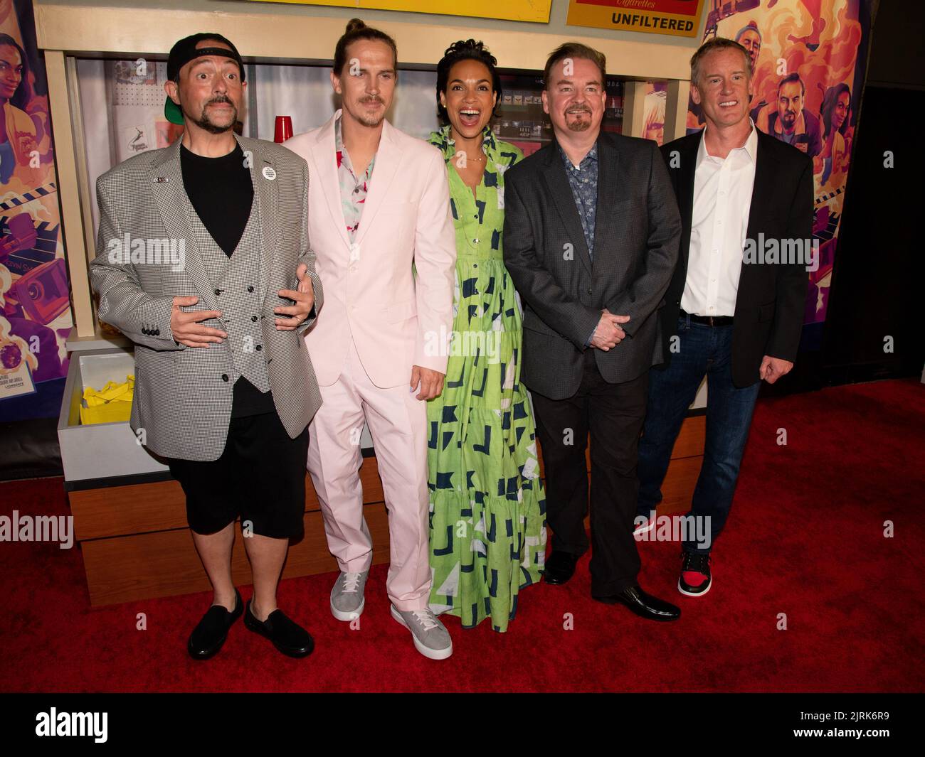 16 August 2022 - Los Angeles, California - (L-R) Kevin Smith, Jason ...