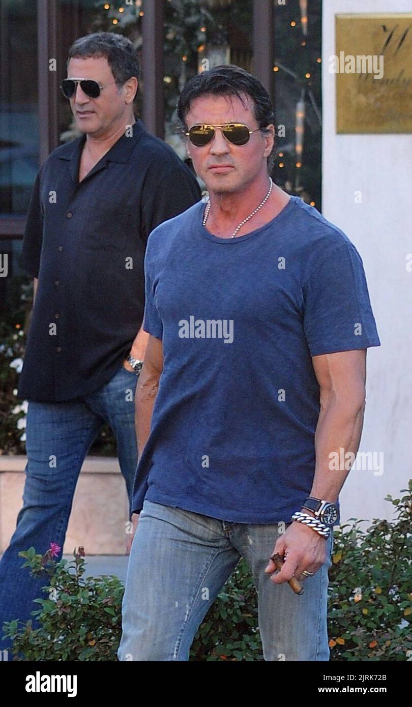 BEVERLY HILLS - NOVEMBER 30: Actor Sylvester Stallone and his brother ...