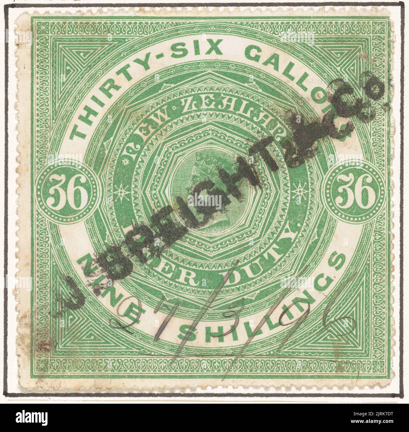 Thirty six gallons beer duty stamp hi-res stock photography and images ...