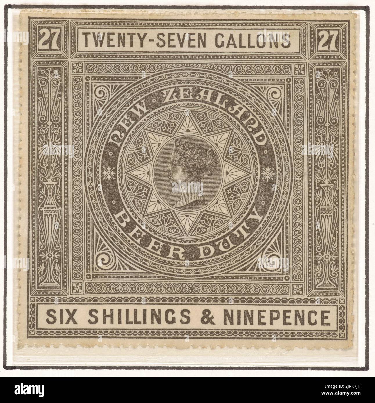 Beer duty stamp hi-res stock photography and images - Alamy