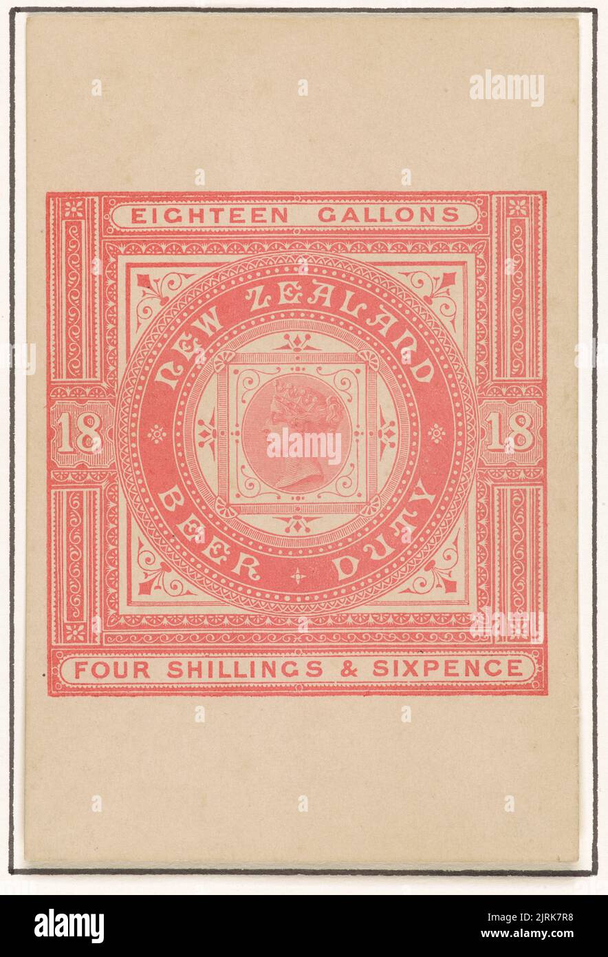 Beer duty stamp hi-res stock photography and images - Alamy