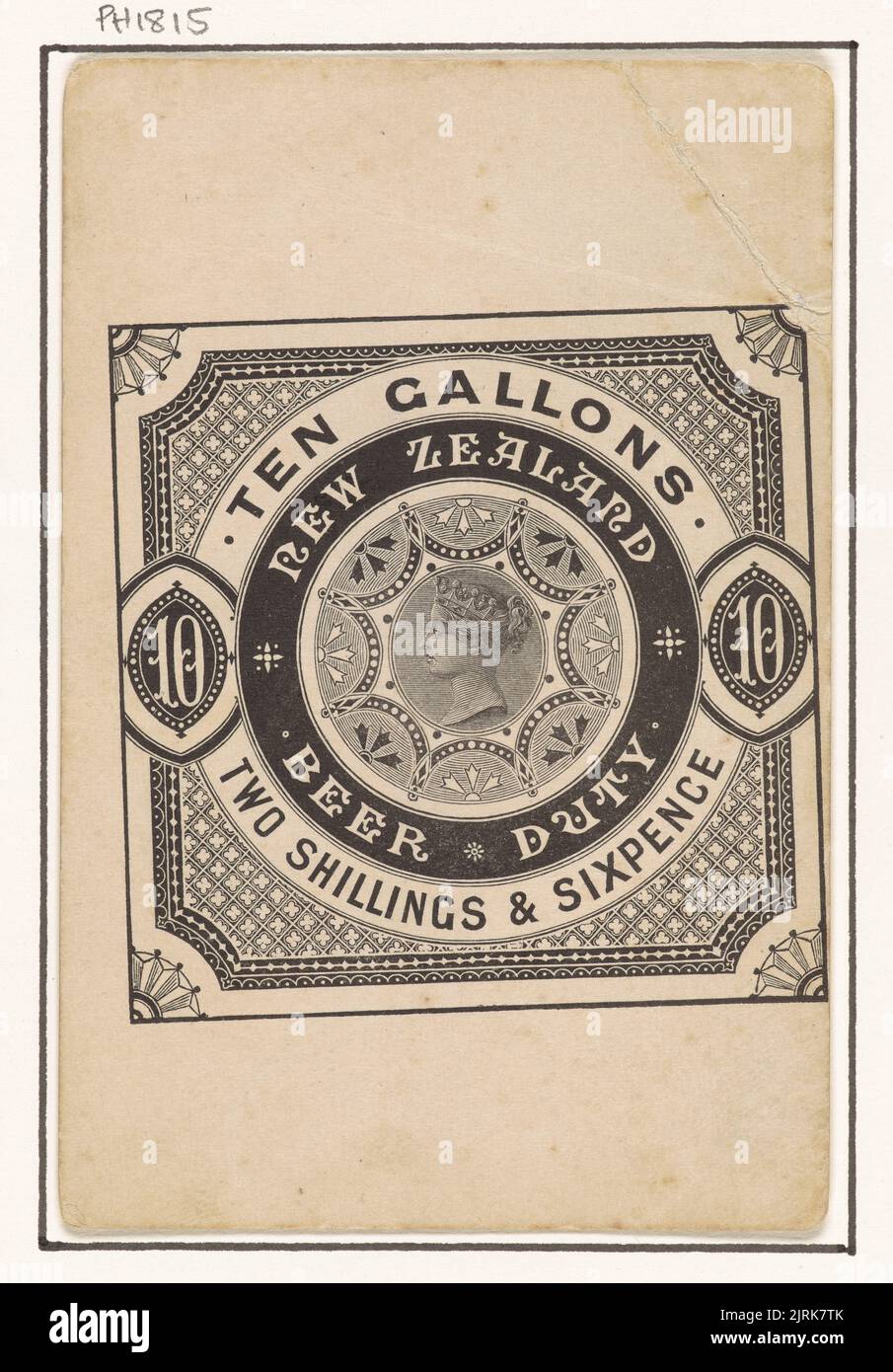 Beer duty stamp hi-res stock photography and images - Alamy