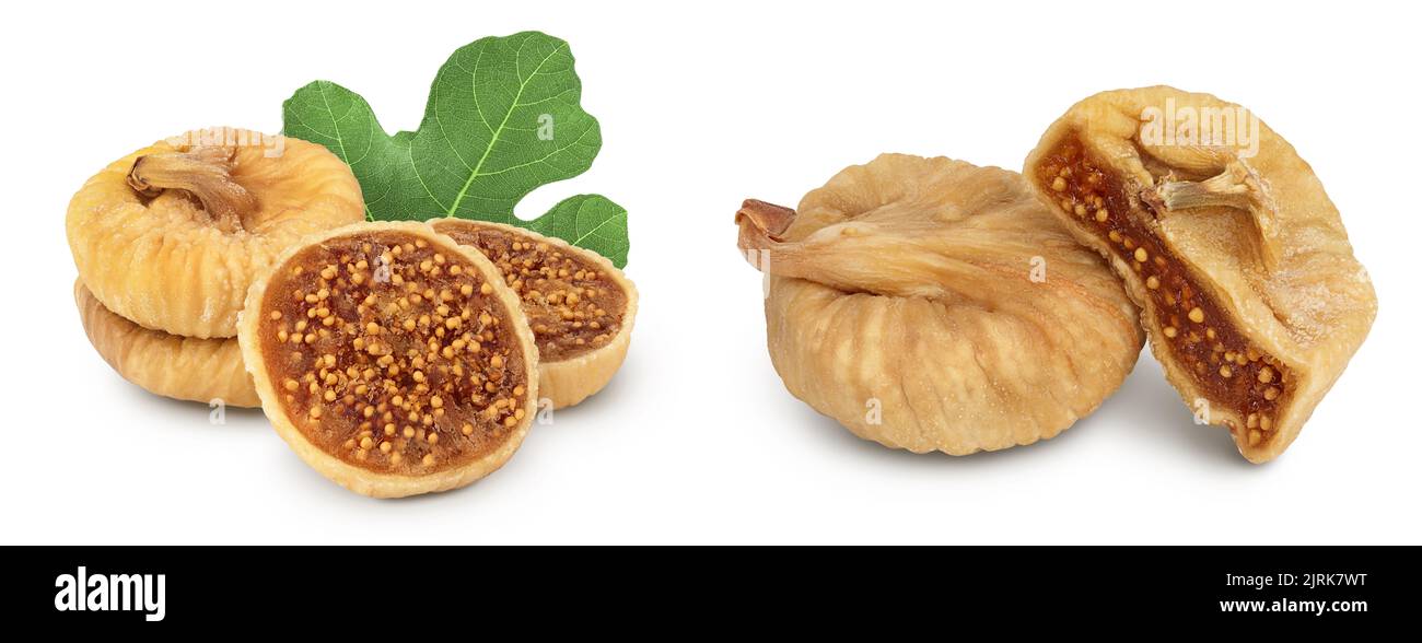 dried fig isolated on white background with clipping path and full ...