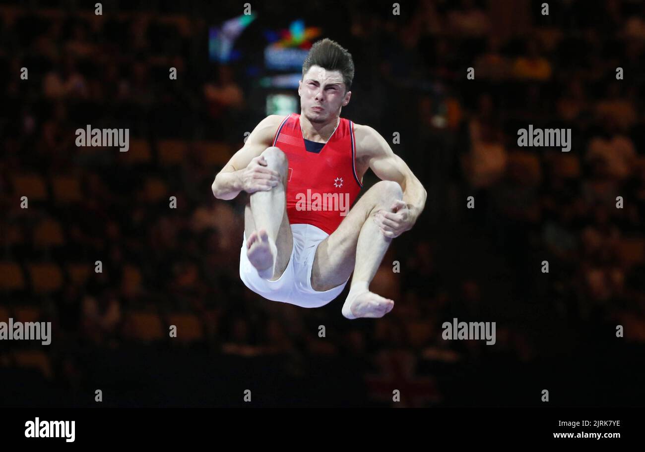 Leo saladino gymnastics hi-res stock photography and images - Alamy