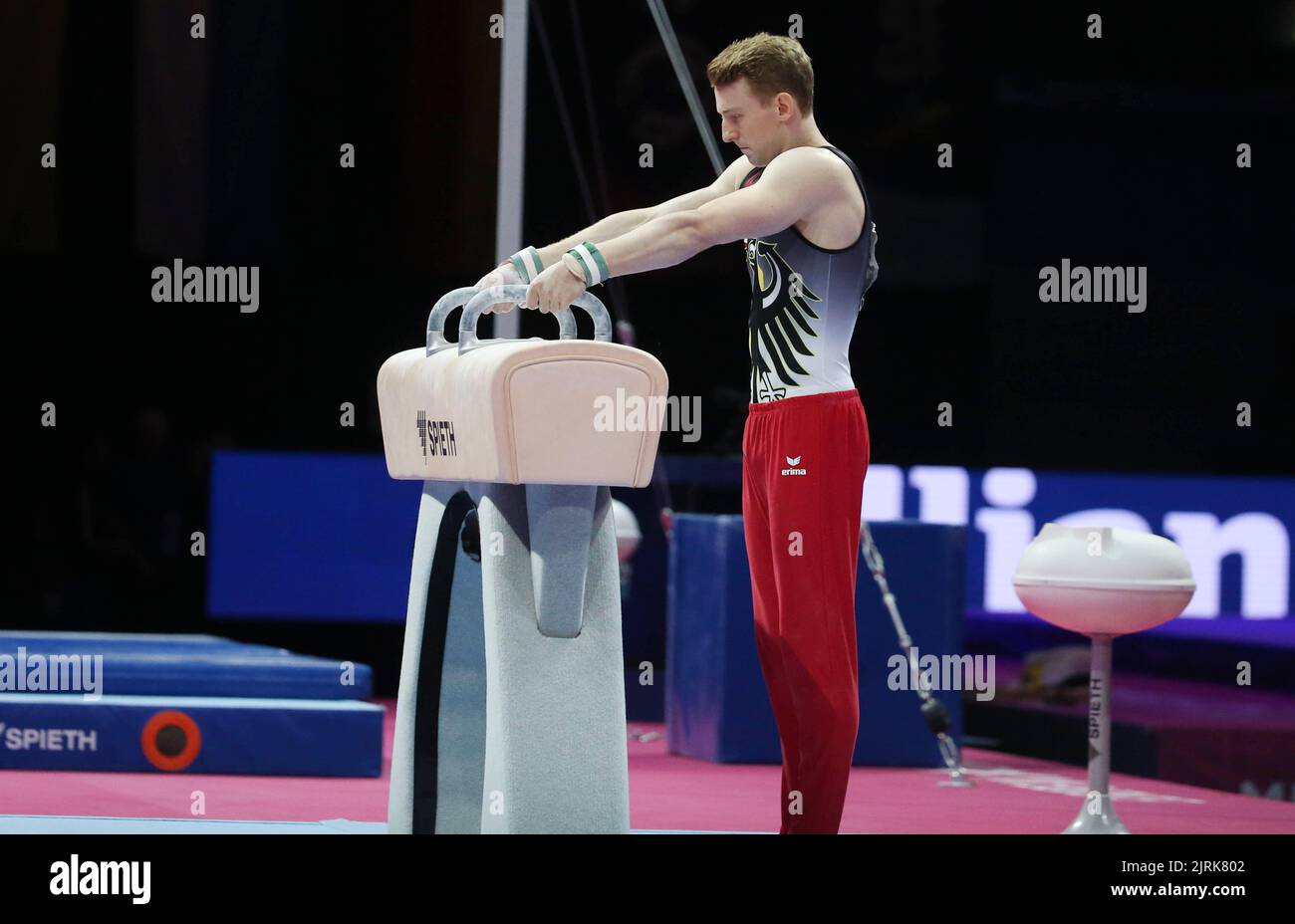Nils Dunkel of Germany Bronze medal during the Artistic Gymnastics, Men ...