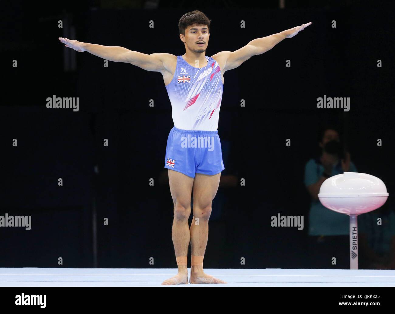 Jake Jarman of Great Britain Bronze medal during the Artistic ...