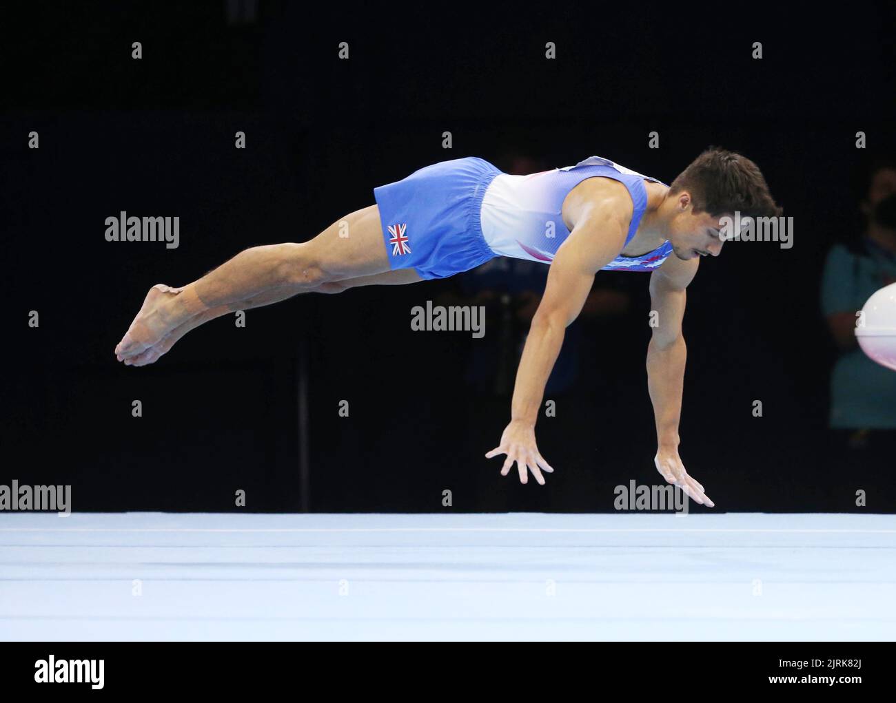 Jake Jarman of Great Britain Bronze medal during the Artistic ...
