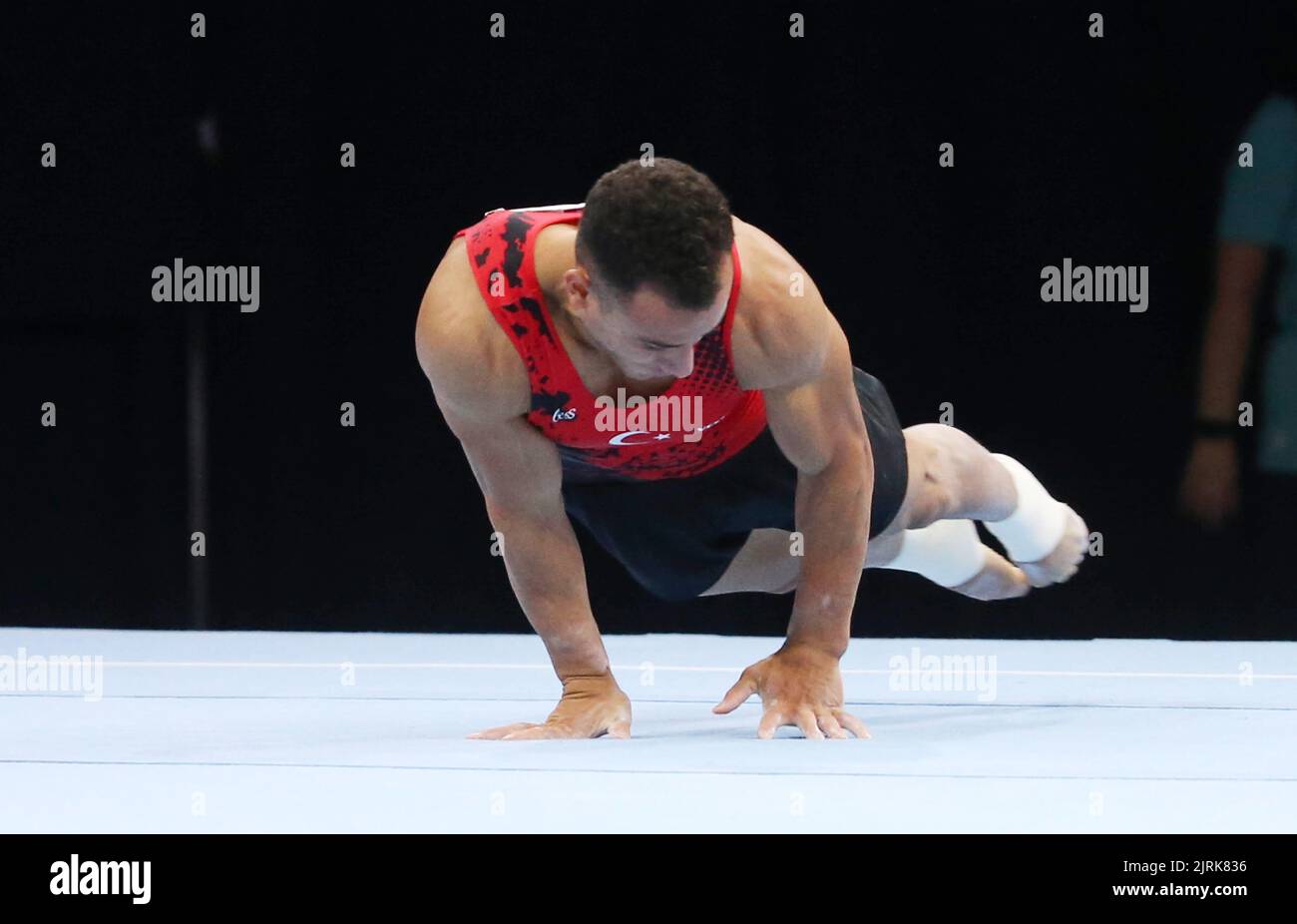 Adem Asil of Turkey during the Artistic Gymnastics, Men's Floor ...