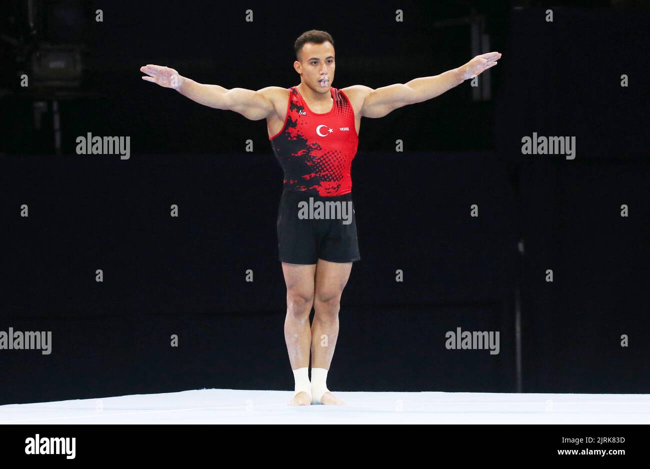 Adem Asil of Turkey during the Artistic Gymnastics, Men's Floor ...