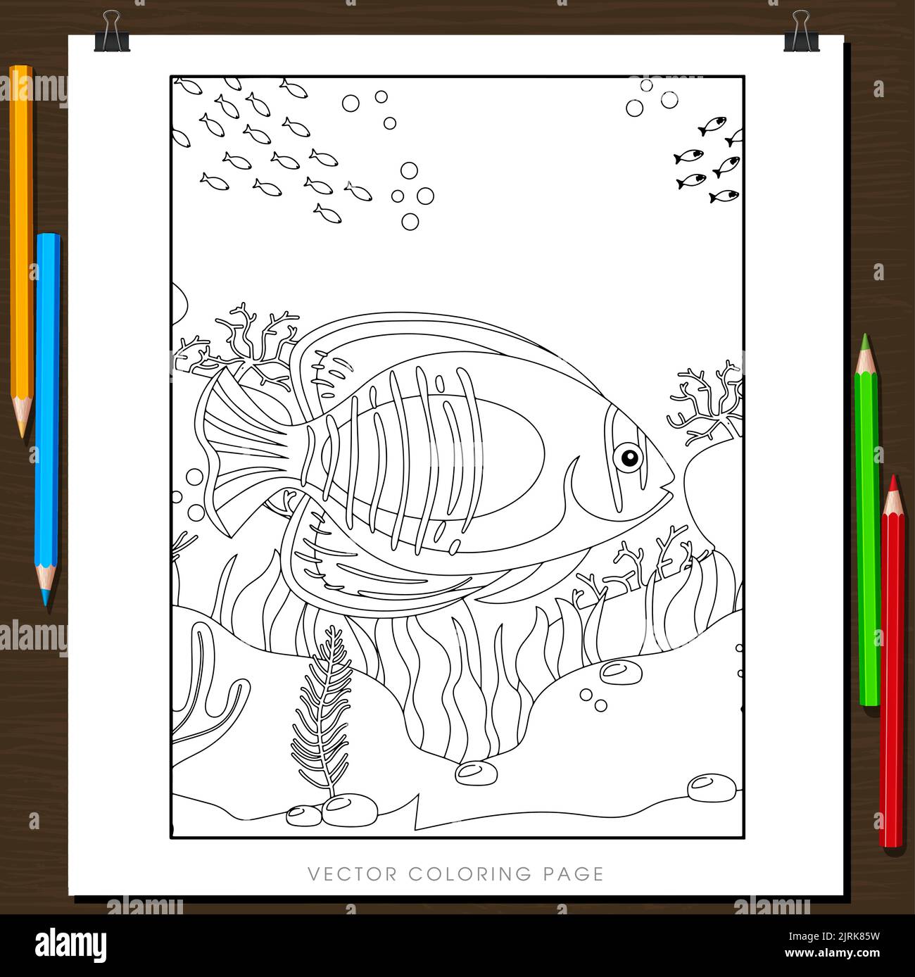 Hand draw fish hi-res stock photography and images - Alamy