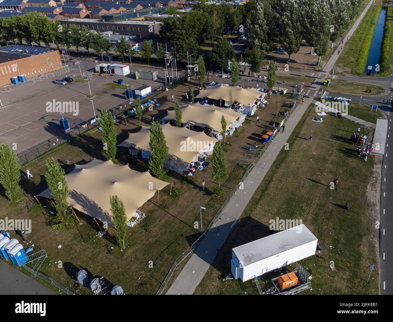 Birds eye view asylum seeker hi-res stock photography and images - Alamy