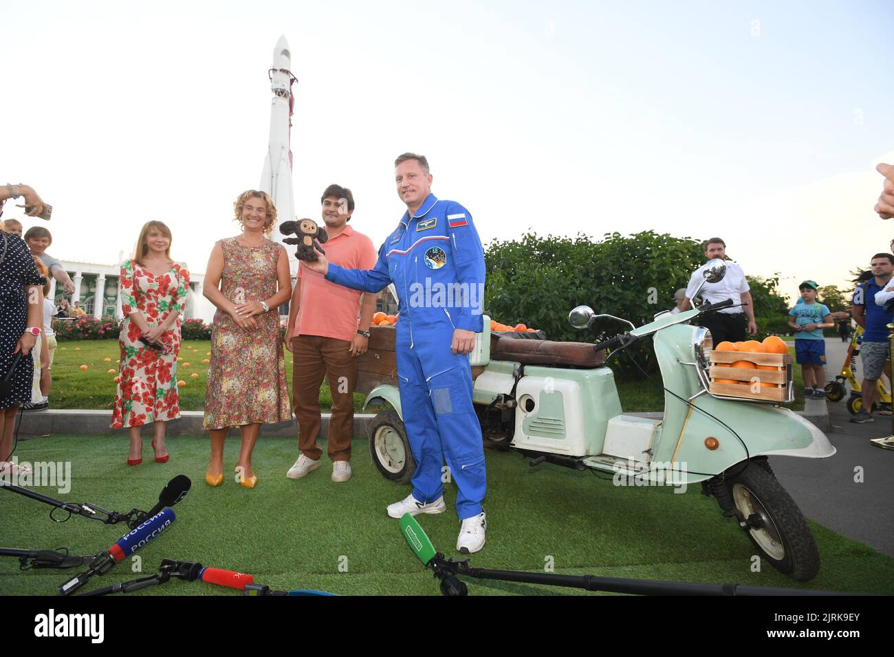 Moscow. (from left to right) the Chairman of the board of a film studio ...
