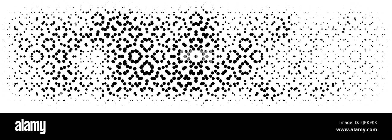 Halftone border. Dotted grunge vector border elements Stock Vector ...