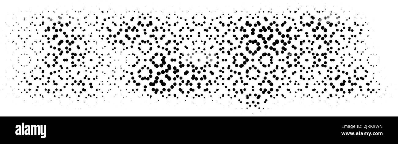Halftone border. Dotted grunge vector border elements Stock Vector ...