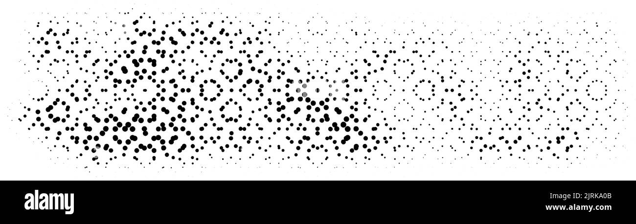 Halftone border. Dotted grunge vector border elements Stock Vector ...