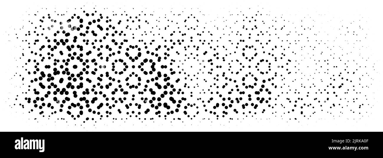 Halftone border. Dotted grunge vector border elements Stock Vector ...