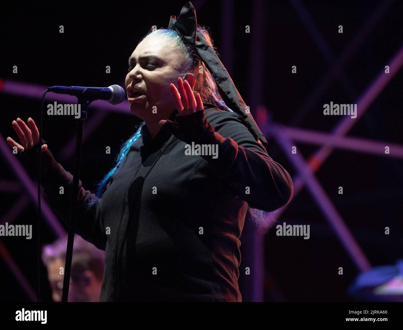 Berte Loredana concert in Reggio Calabria during the Italian singer ...