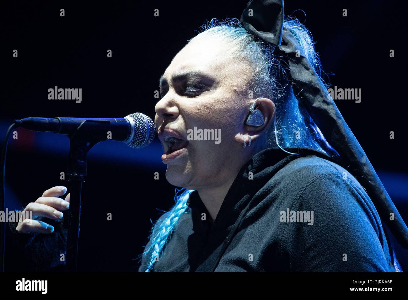Berte Loredana concert in Reggio Calabria during the Italian singer ...