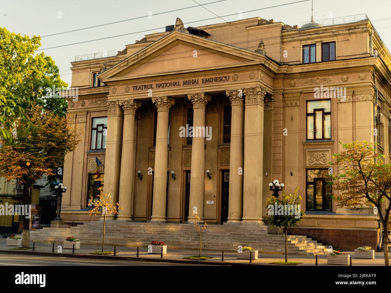 CHISINAU, MOLDOVA - 20 August 2022 Mihai Eminescu National Drama ...