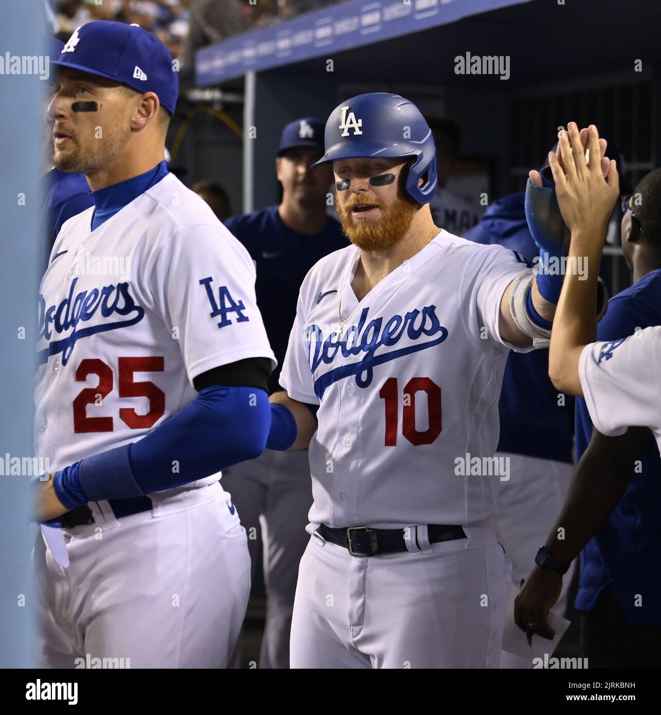 Los Angeles, United States. 25th Aug, 2022. Los Angeles Dodgers Justin ...