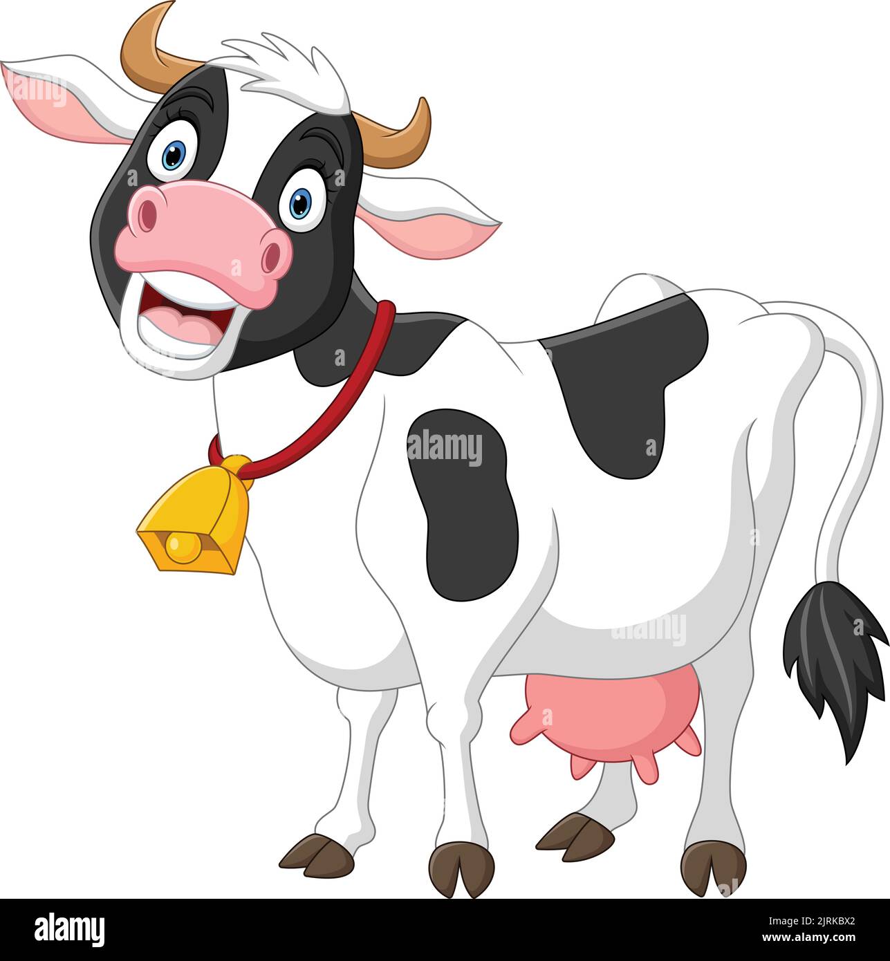 Cartoon cow on hi-res stock photography and images - Alamy