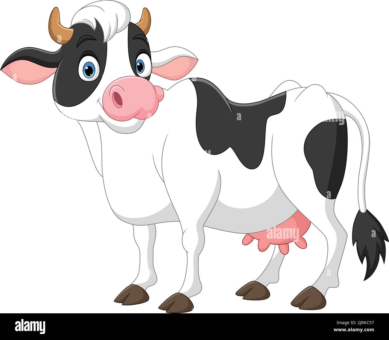 Cartoon cow on hi-res stock photography and images - Alamy