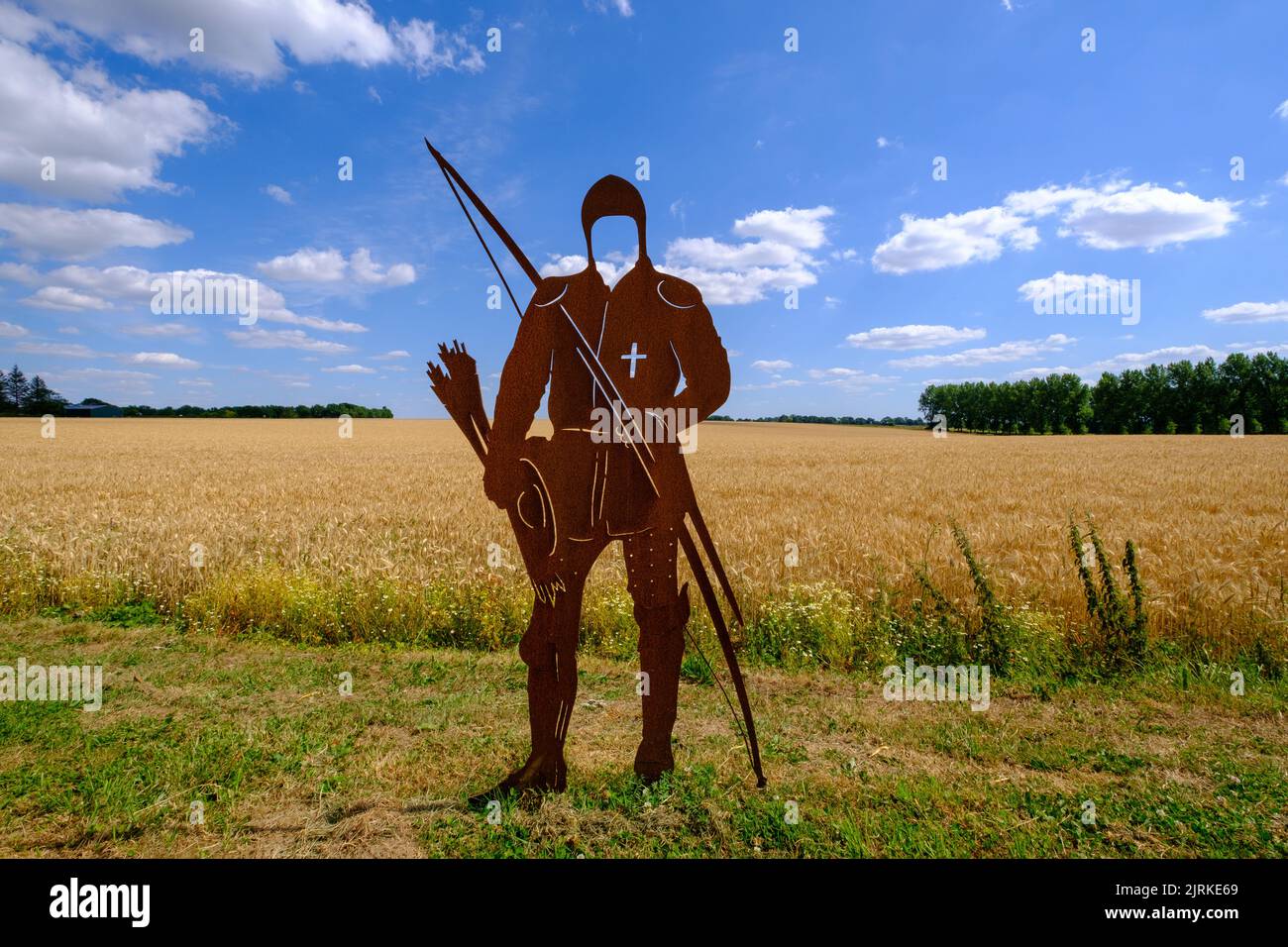 Battlefield of Agincourt, France Stock Photo - Alamy