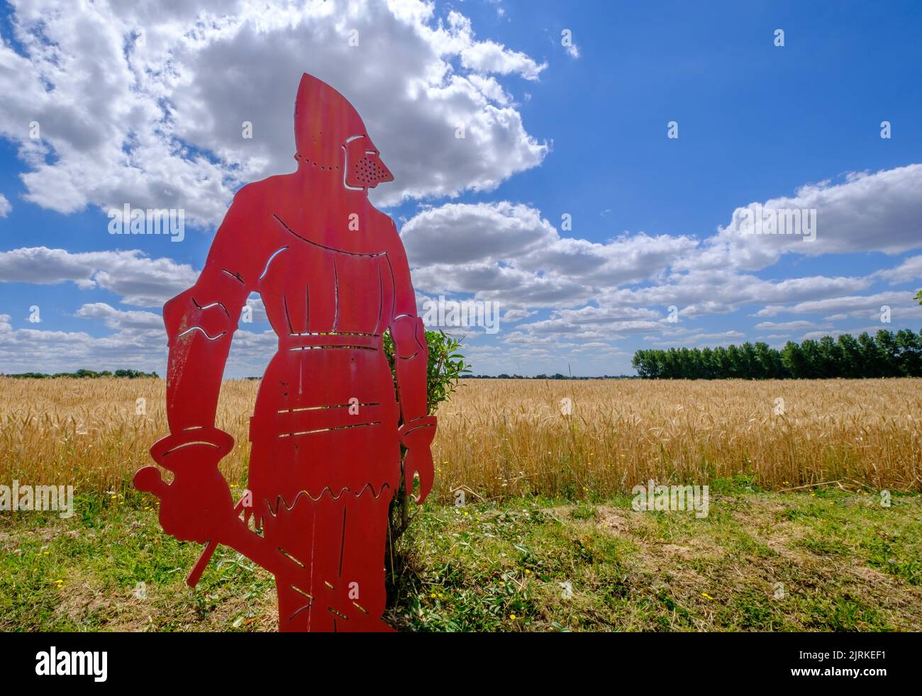 Battlefield of Agincourt, France Stock Photo - Alamy